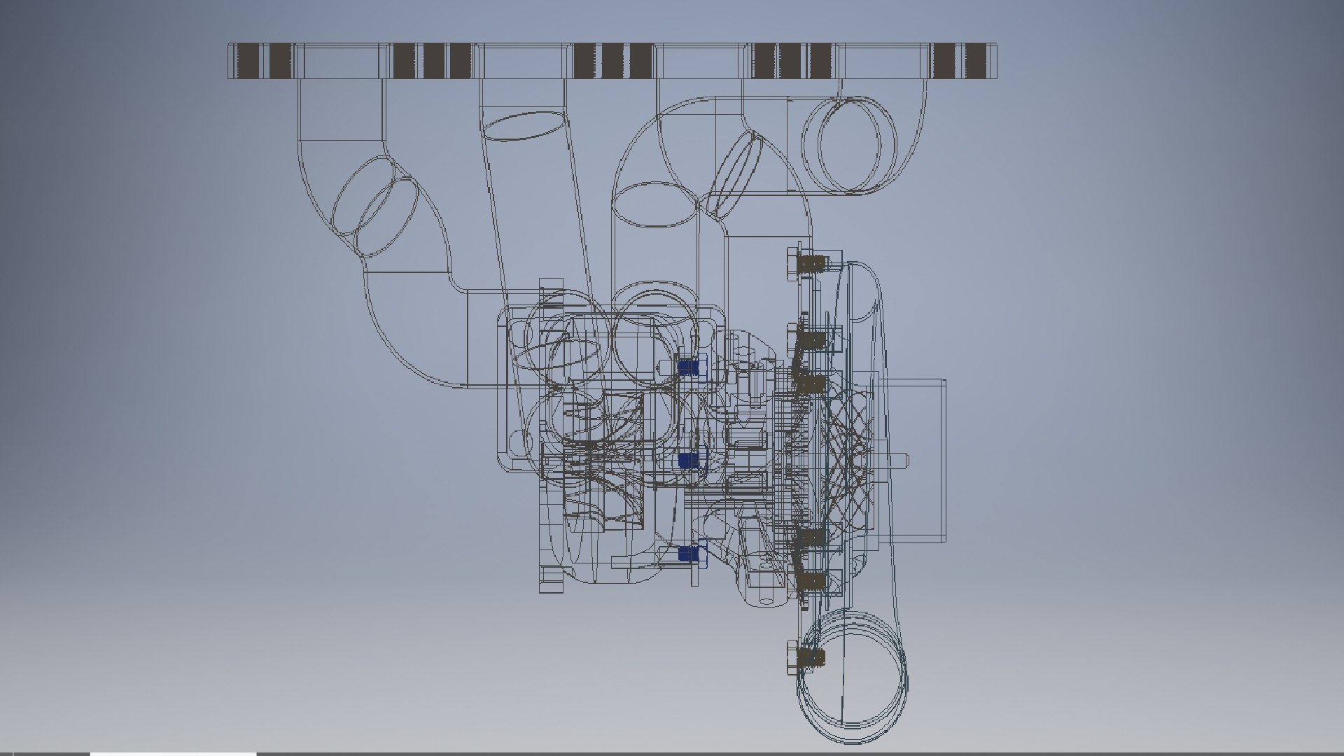 Vehicle Turbocharger Assembly Model - TurboSquid 2315112