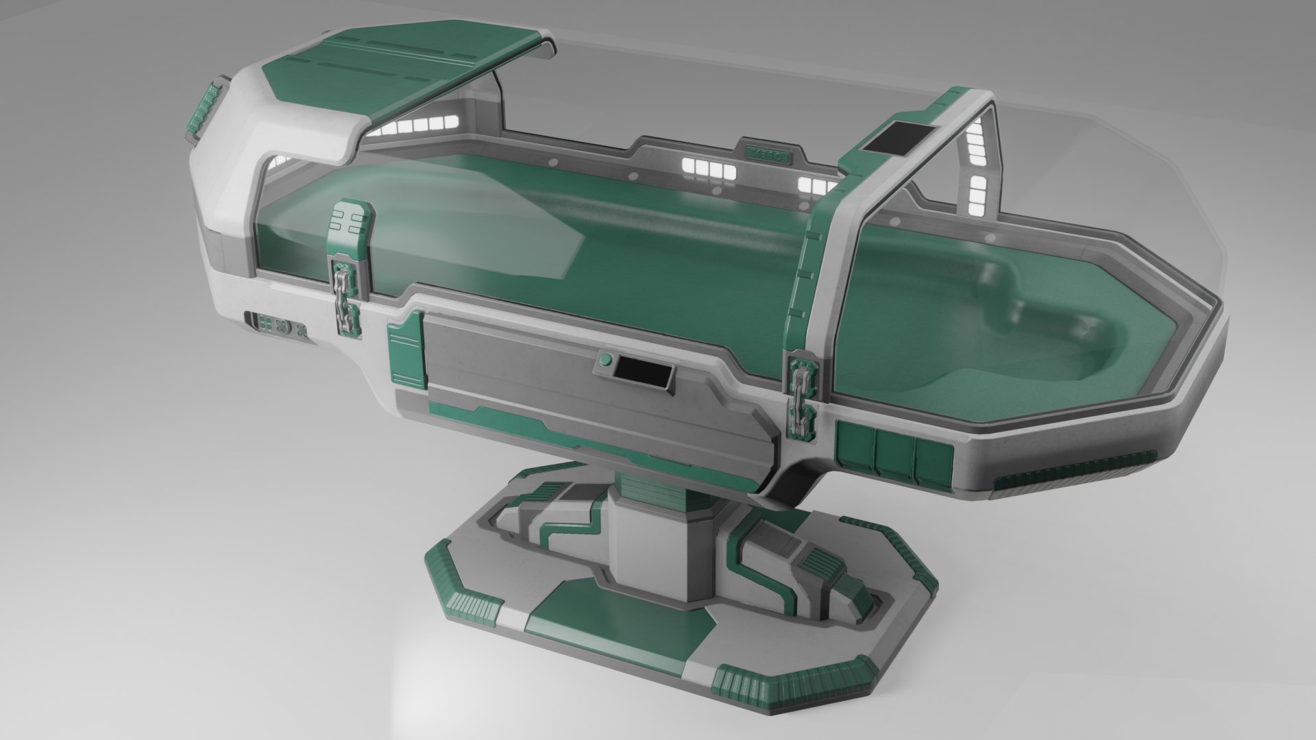 Scifi Futuristic Medical Cryo Pod 3D - TurboSquid 2172303