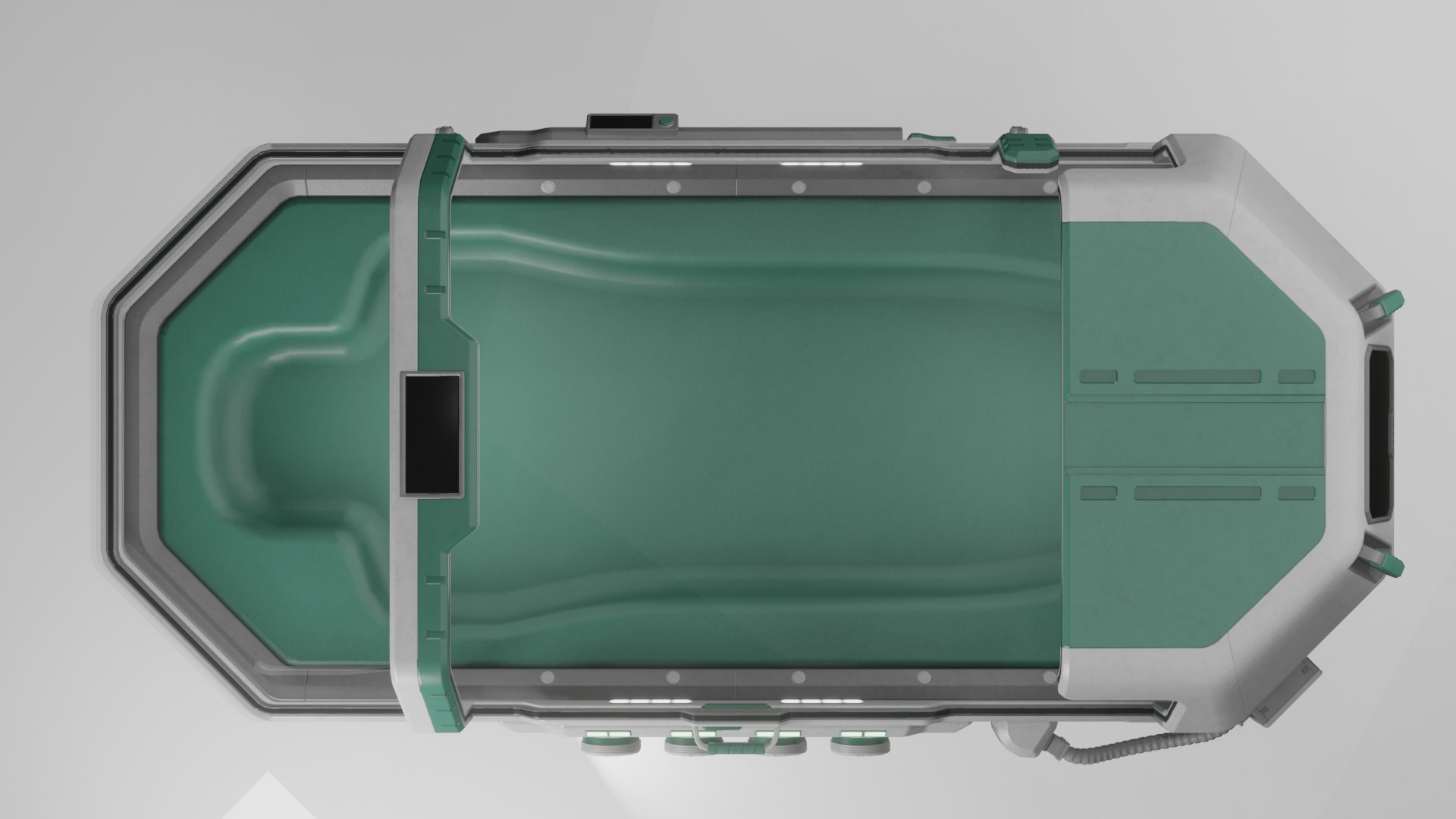 Scifi Futuristic Medical Cryo Pod 3D - TurboSquid 2172303