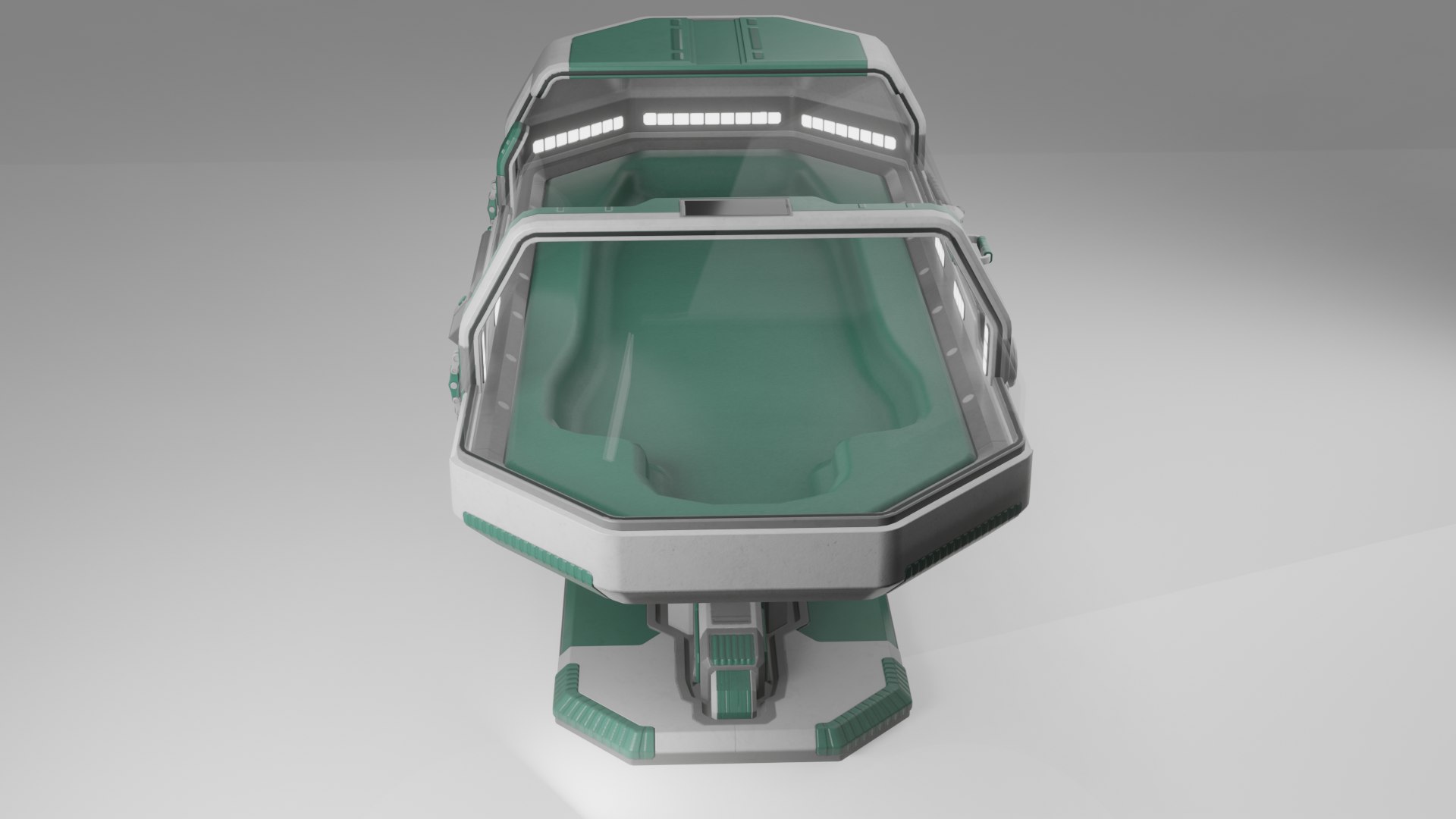 Scifi Futuristic Medical Cryo Pod 3D - TurboSquid 2172303