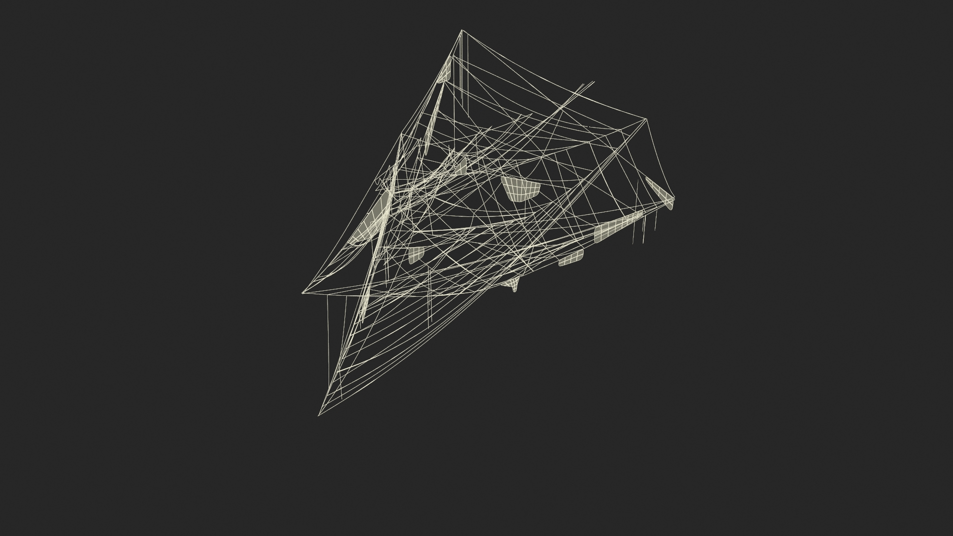 3D Drooping Corner Web Model - TurboSquid 2206567