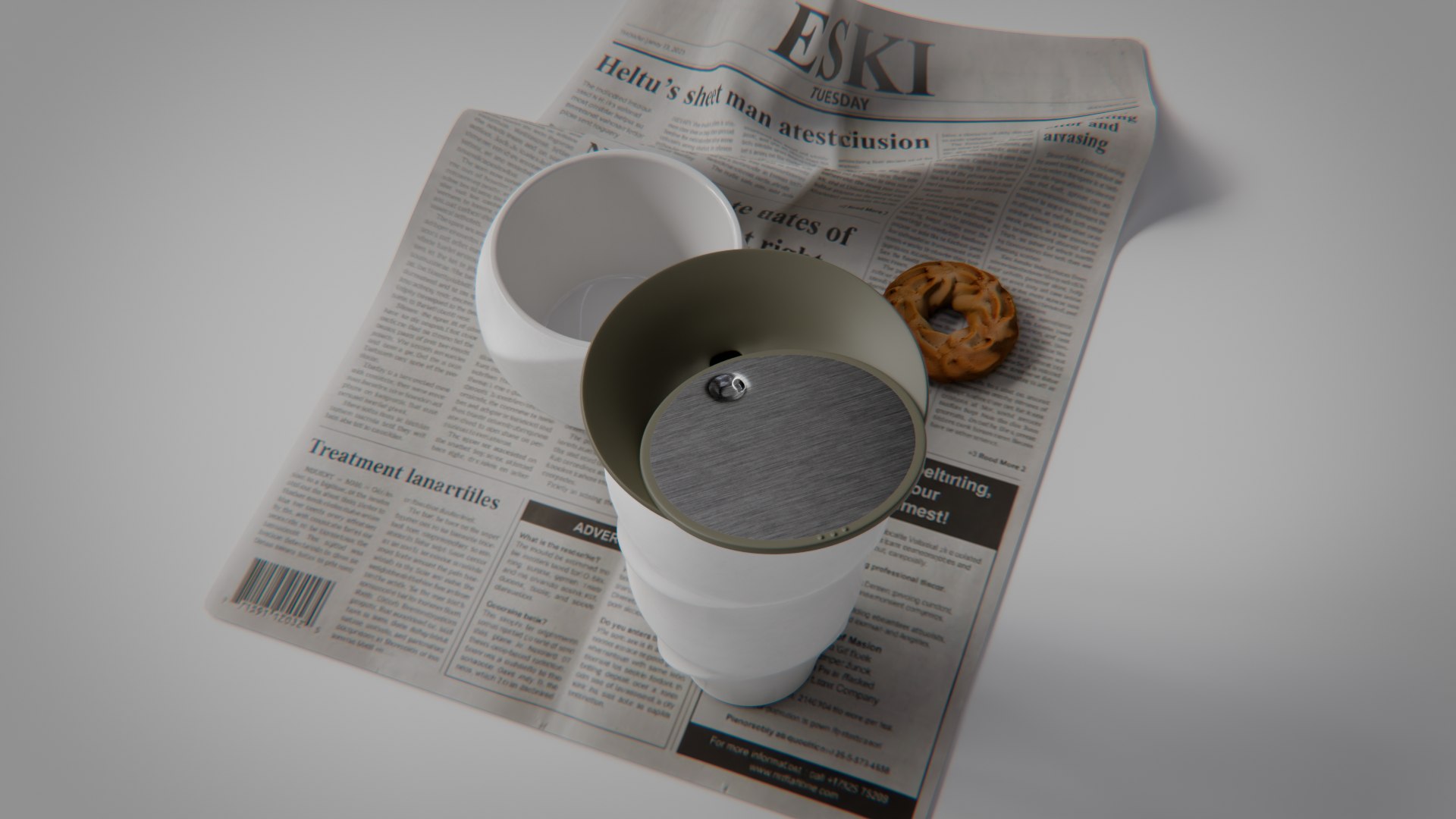 Wave Commuter Mug 3D Model - TurboSquid 2516126