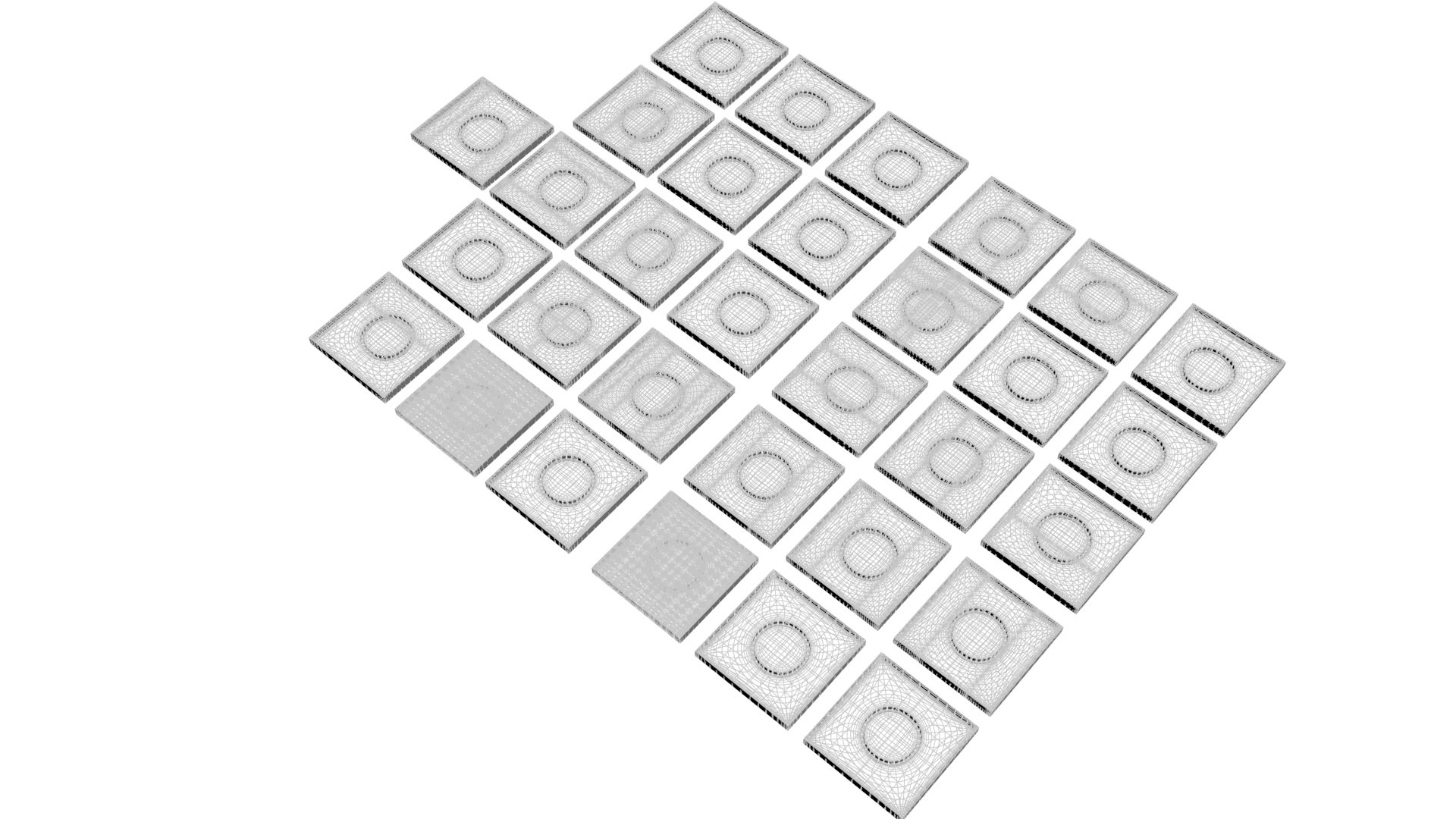 Flags Lego Tiles Set 3D Model - TurboSquid 1886270