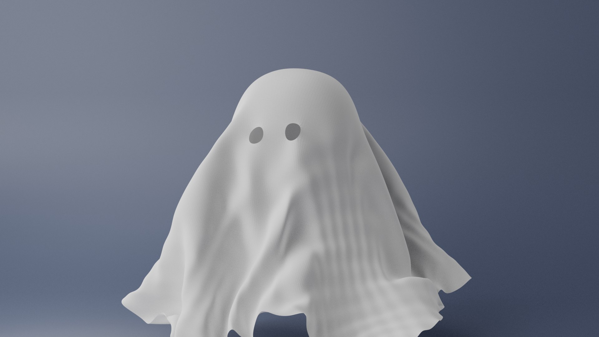 Cartoon Ghost Model - TurboSquid 1972483