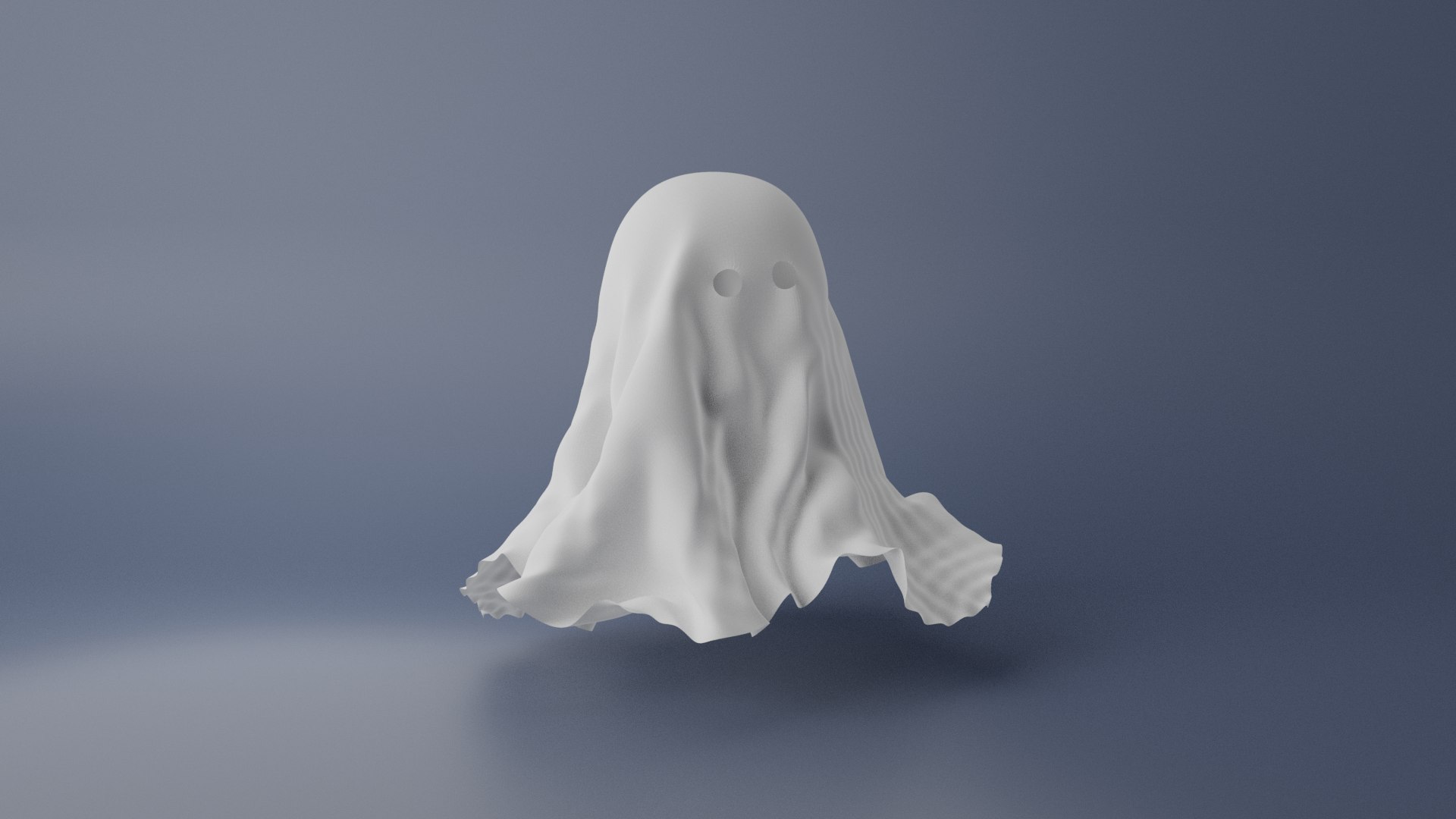 Cartoon Ghost Model - TurboSquid 1972483