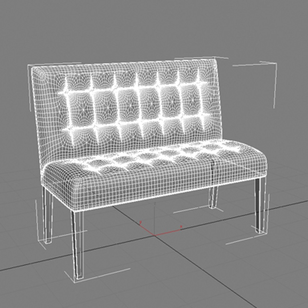3d bench model