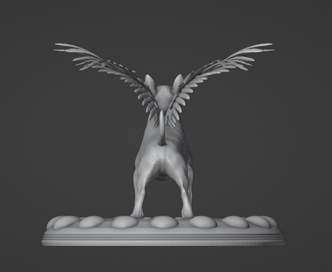Angel Bull Terrier Model - TurboSquid 2079368