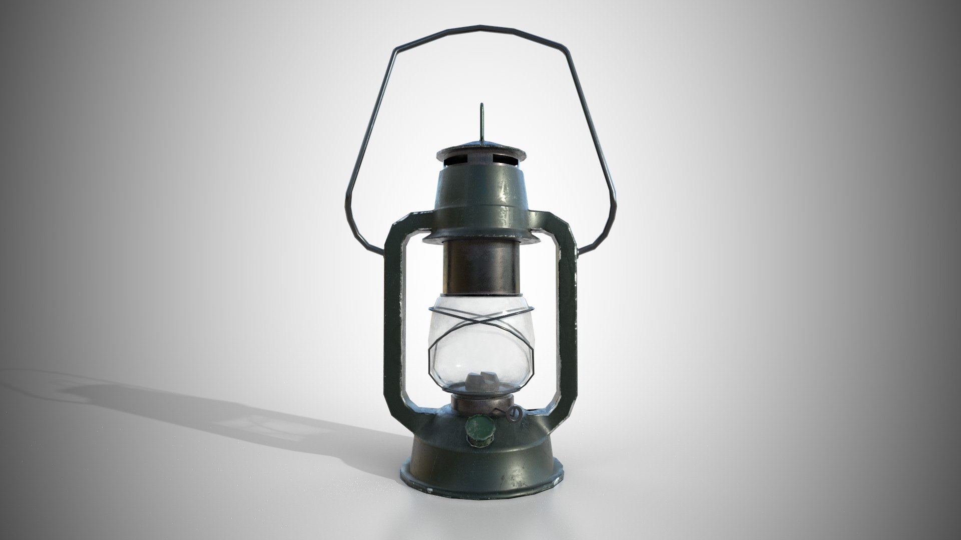 Old British Army Lantern 3D - TurboSquid 2053799