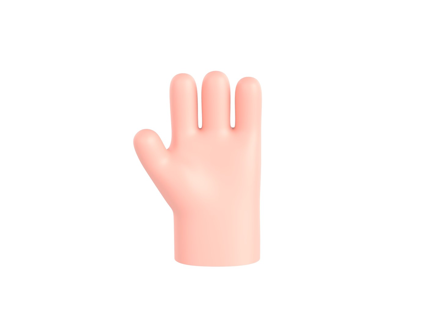 3D Prop182 Cartoon Hand Model - TurboSquid 2154047