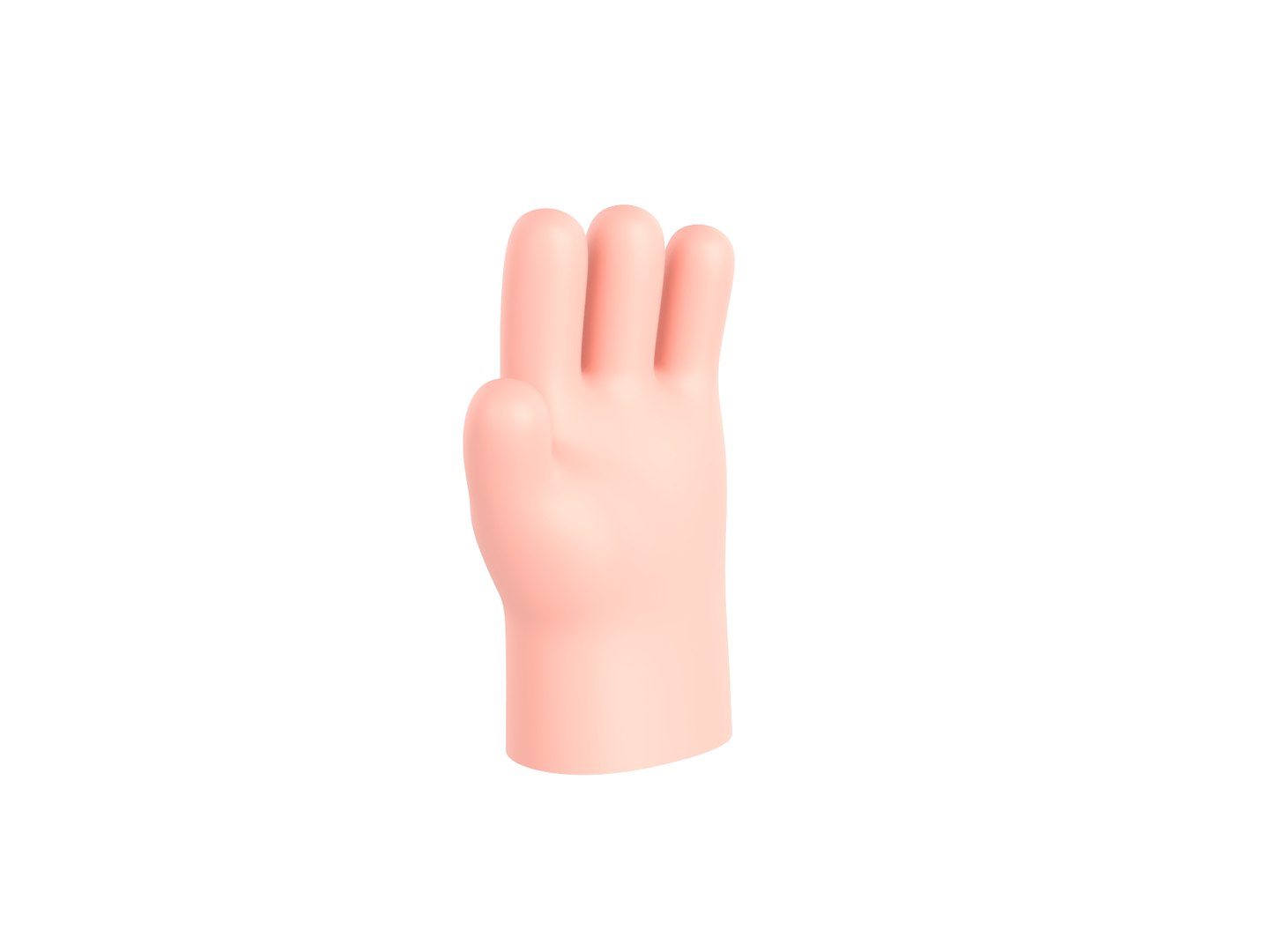 3D Prop182 Cartoon Hand Model - TurboSquid 2154047