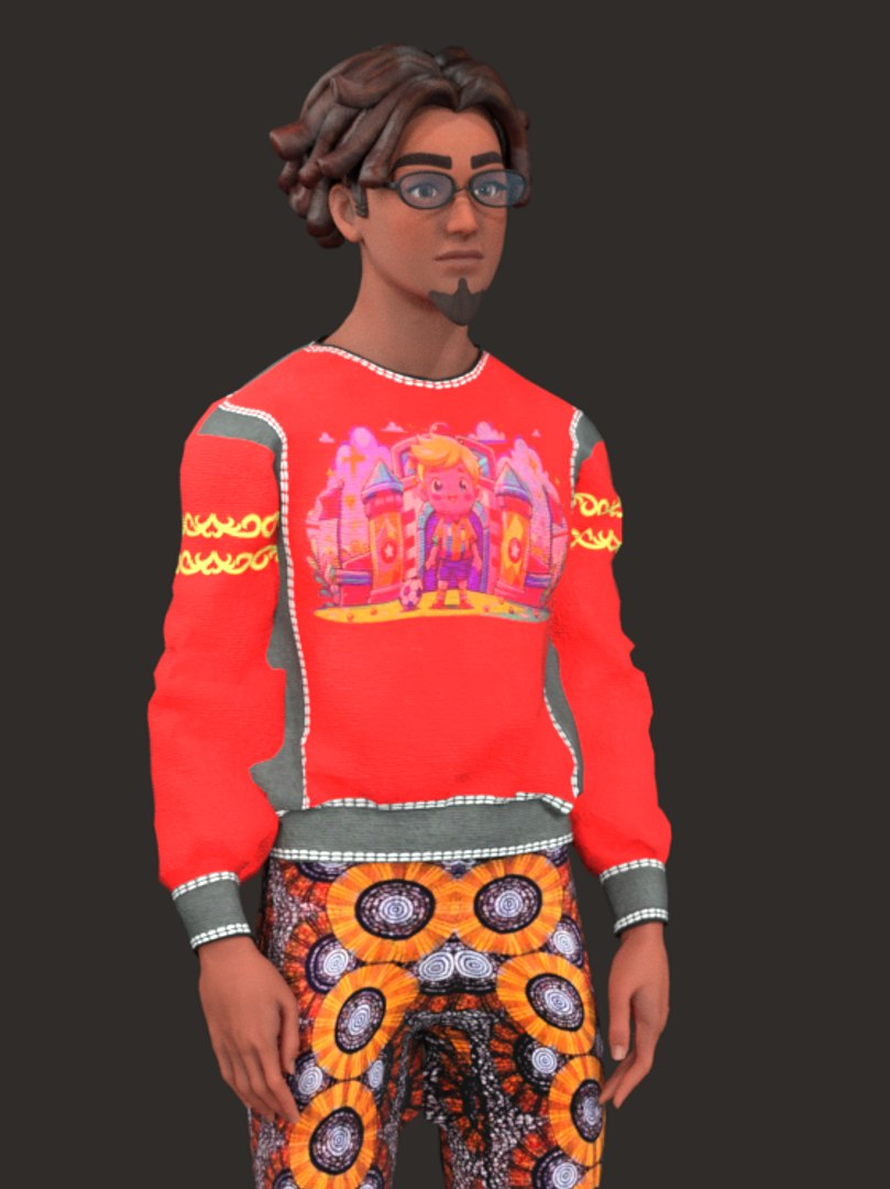 3D Cartoon 3D Rigged Young Boy-Sam Character Model - TurboSquid 2275879