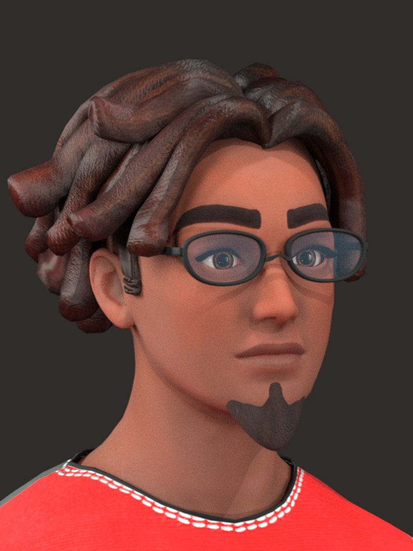 3D Cartoon 3D Rigged Young Boy-Sam Character Model - TurboSquid 2275879