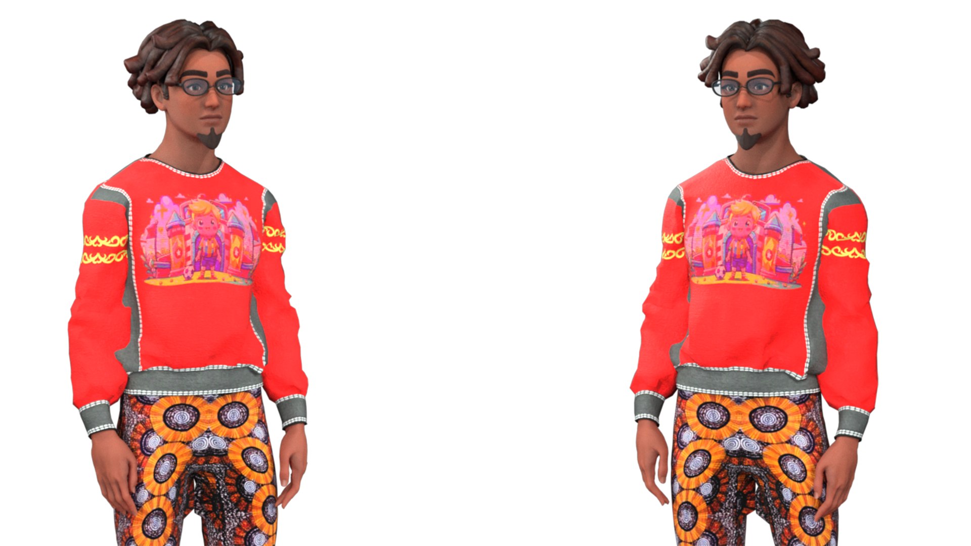 3D Cartoon 3D Rigged Young Boy-Sam Character Model - TurboSquid 2275879