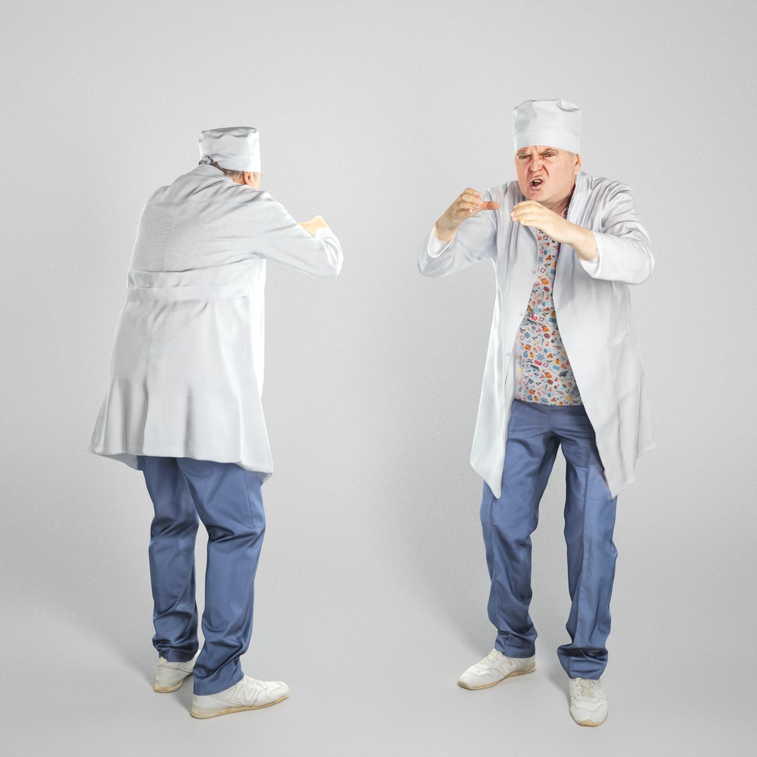 Man doctor 3D model - TurboSquid 1558220