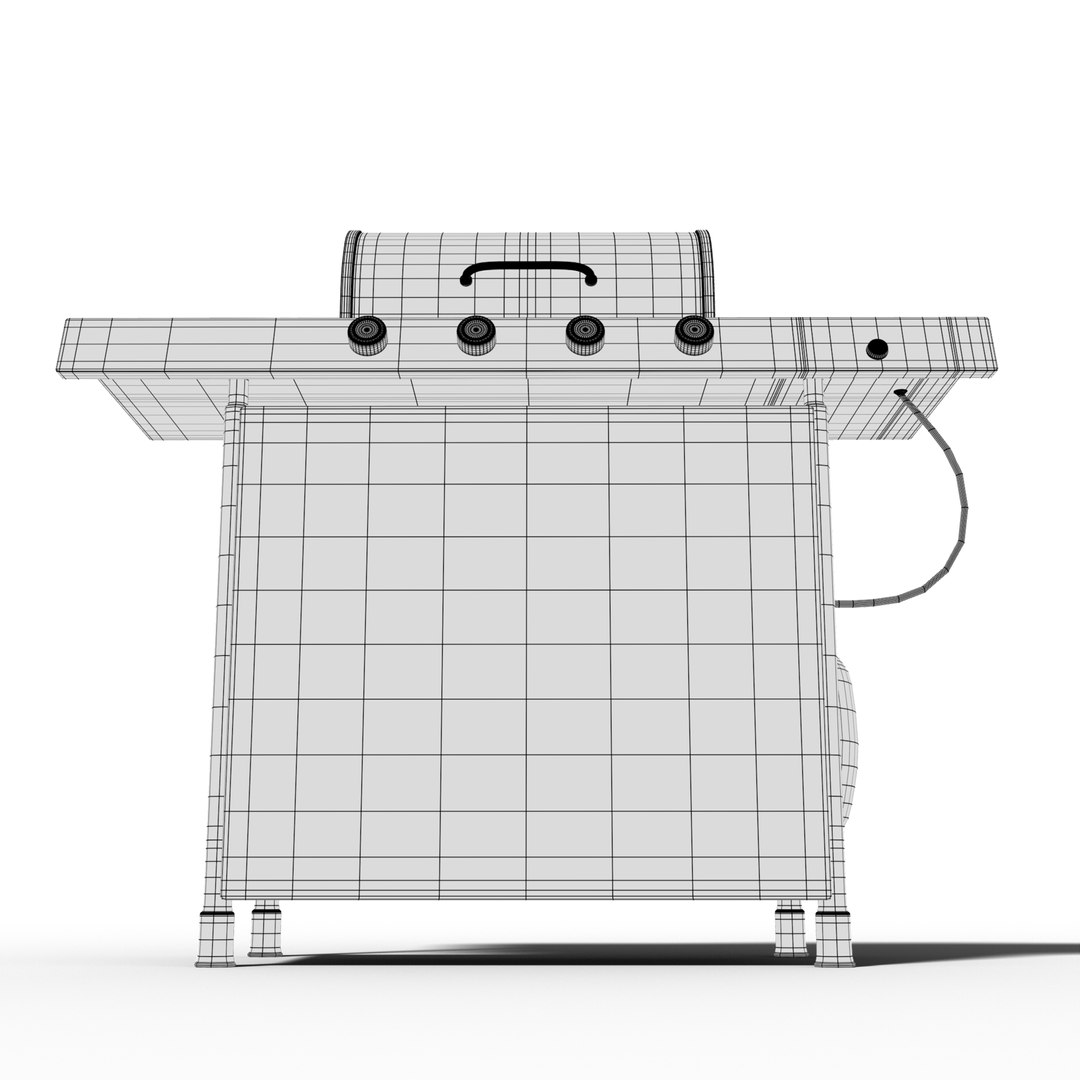 Gas Grill 3D Model - TurboSquid 2096561