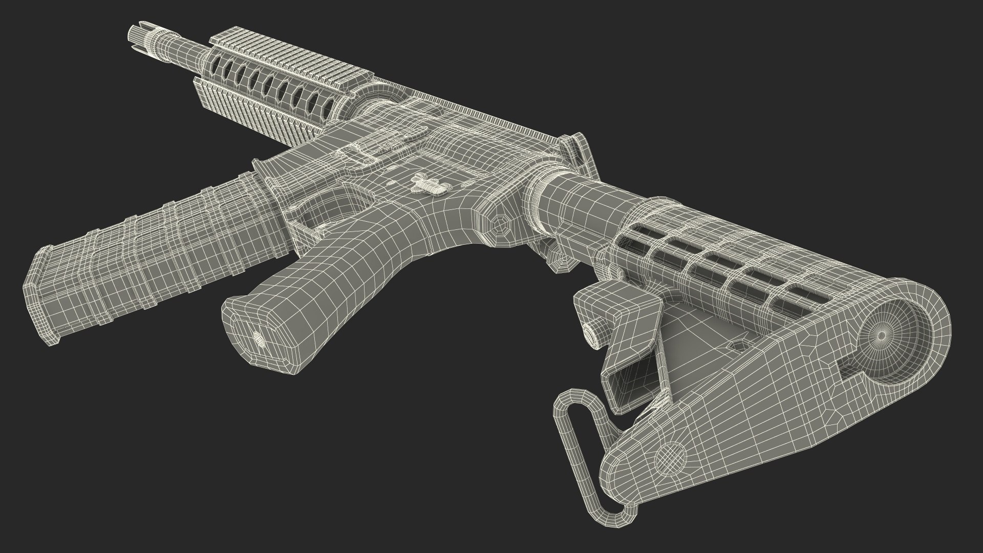 Modern Desert Rifle Model - TurboSquid 2212258
