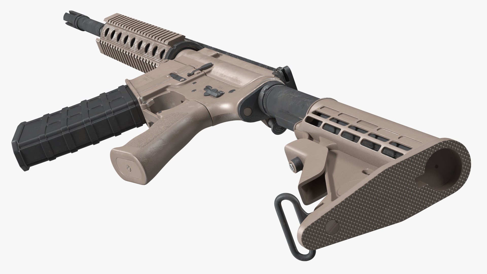 Modern Desert Rifle Model - TurboSquid 2212258