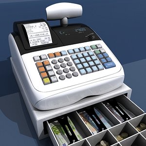 Cash Register 3D Models for Download | TurboSquid