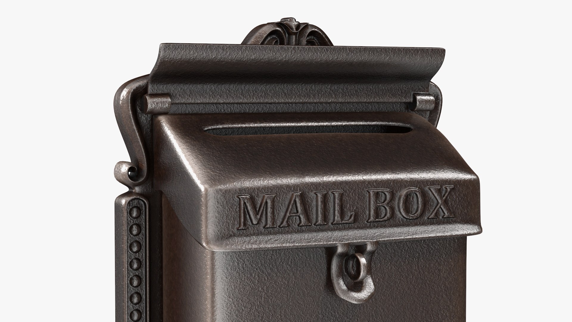 Vintage Wall Mounted Mailbox 3D Model - TurboSquid 2150031