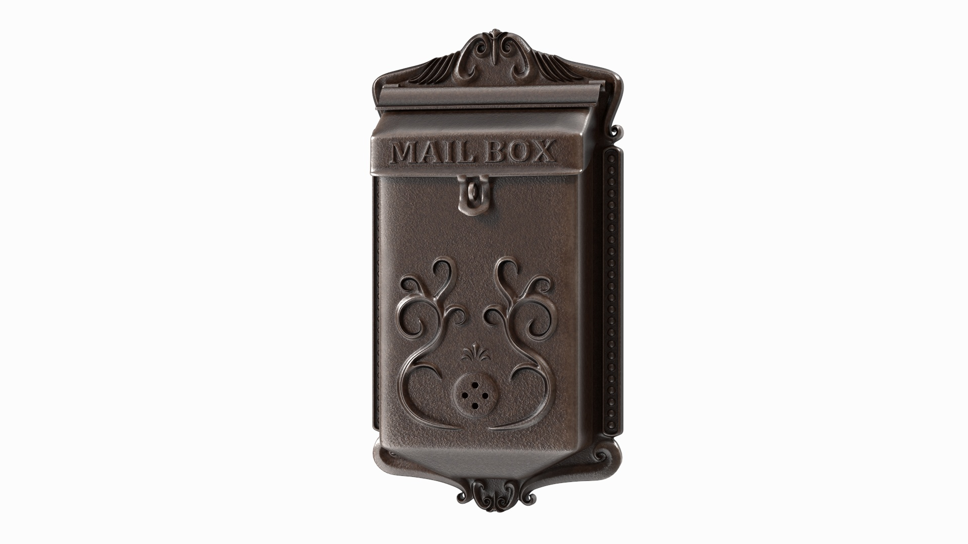 Vintage Wall Mounted Mailbox 3D Model - TurboSquid 2150031