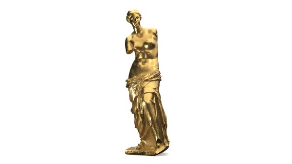 modelo 3d Estatua de Venus de Milo dorada - TurboSquid 2279707