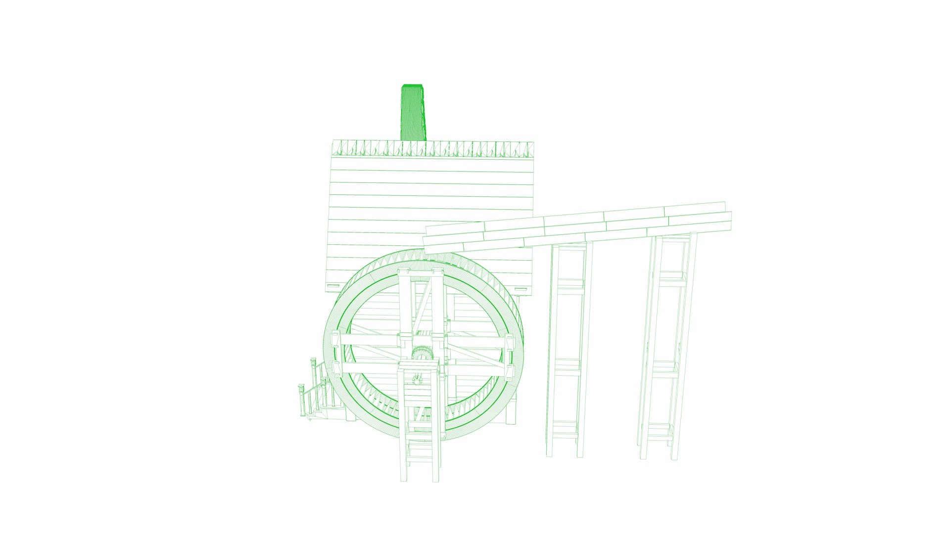 Watermill 3d Model 3D Model - TurboSquid 2220261