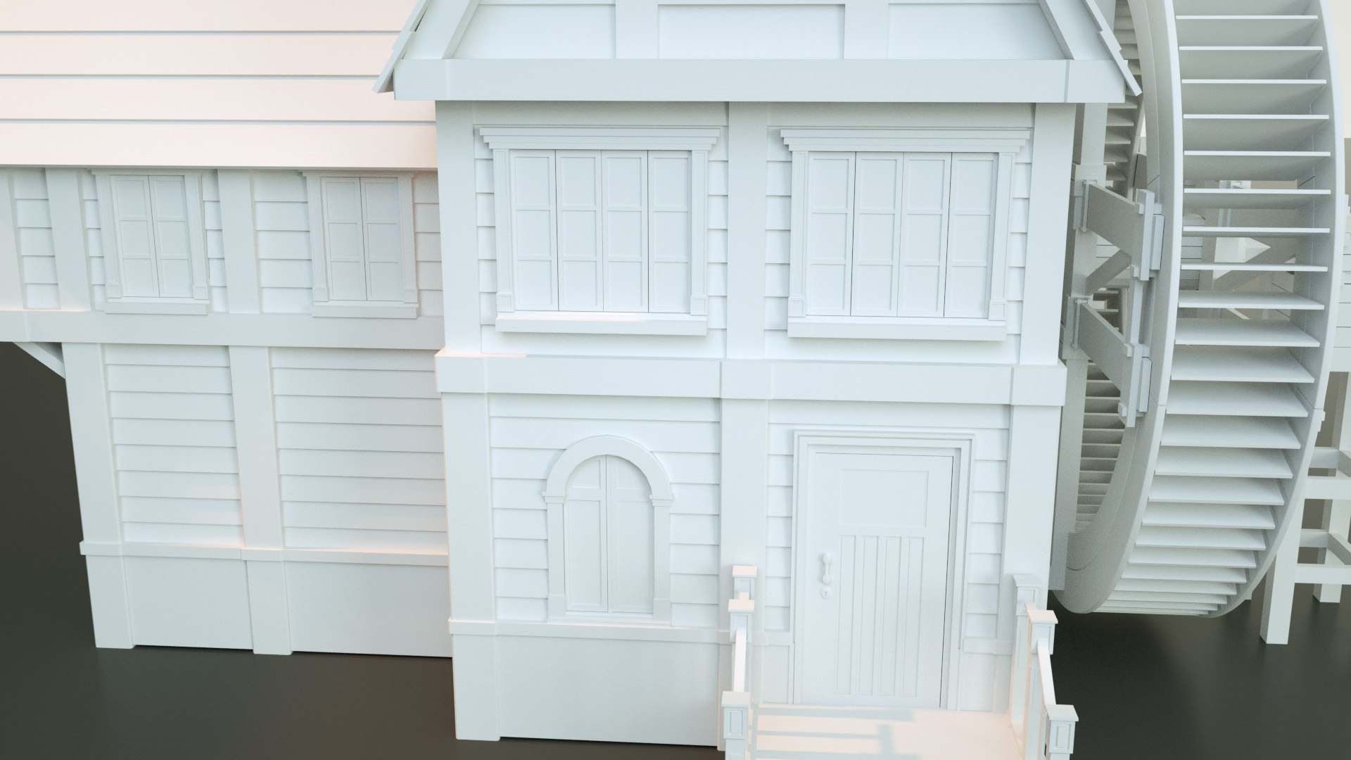 Watermill 3d Model 3D Model - TurboSquid 2220261