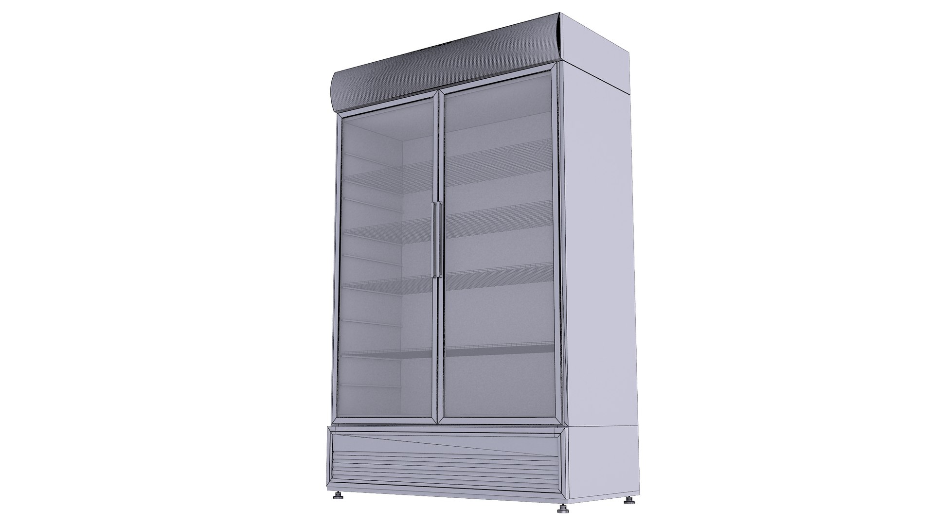 Display Refrigerator 3D Model - TurboSquid 1572797