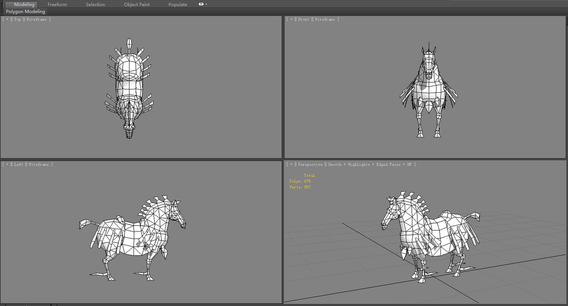 Cartoon Mount - Ancient War Horse Model - TurboSquid 1732778