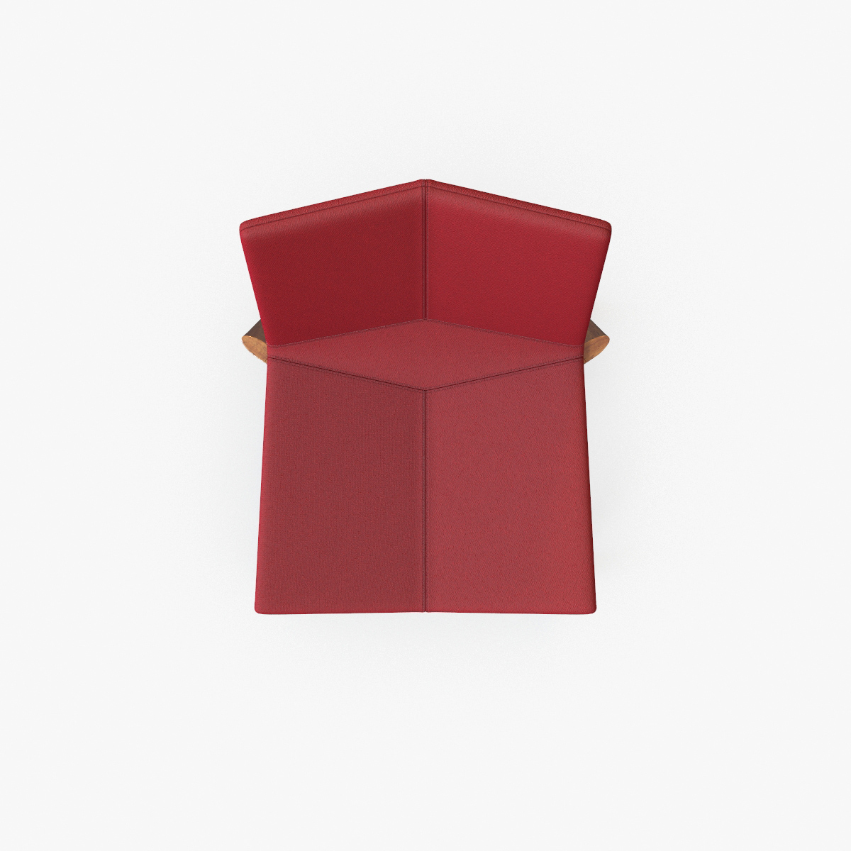 max davis rhombus armless chair