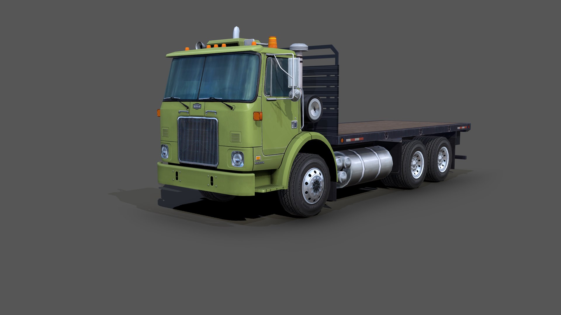 3D Autocar WX64 1998 Flatbed S01 - TurboSquid 2178593