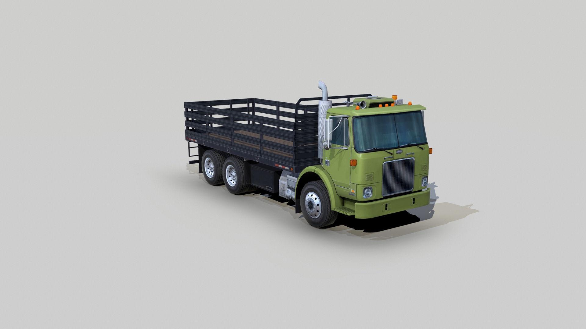 3D Autocar WX64 1998 Flatbed S01 - TurboSquid 2178593