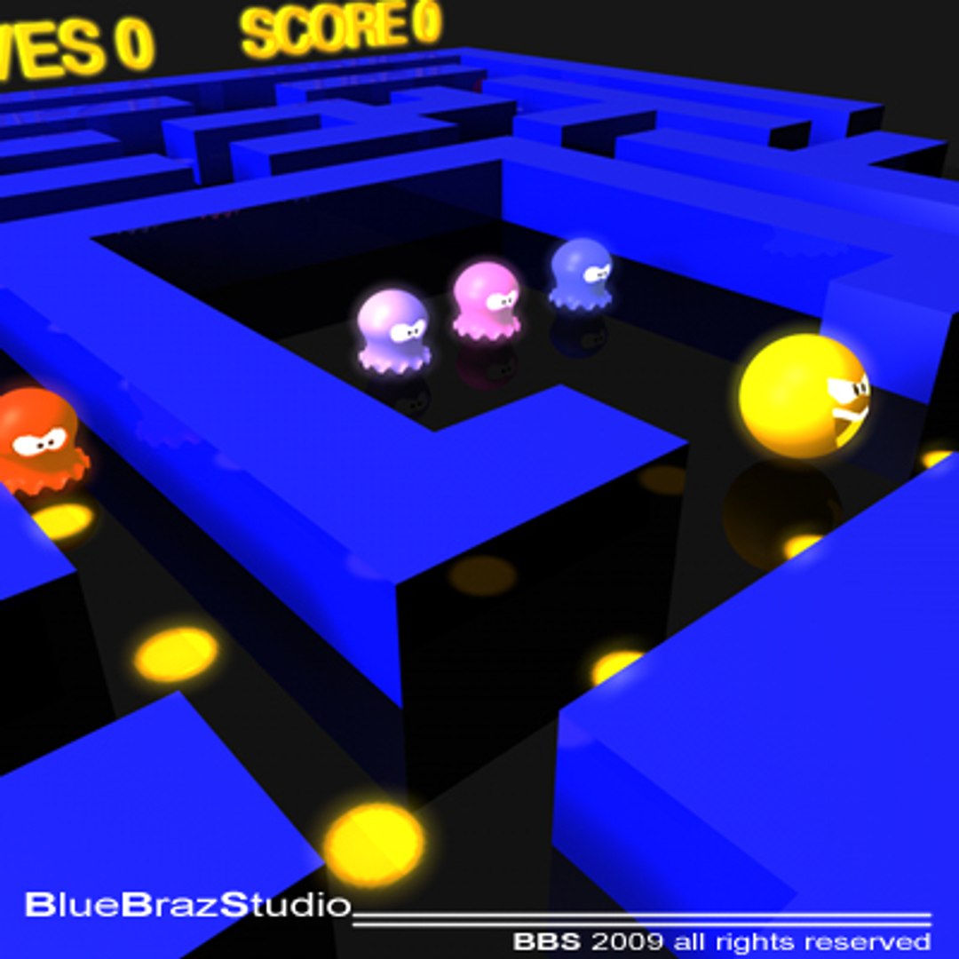 3d Pacman Arcade