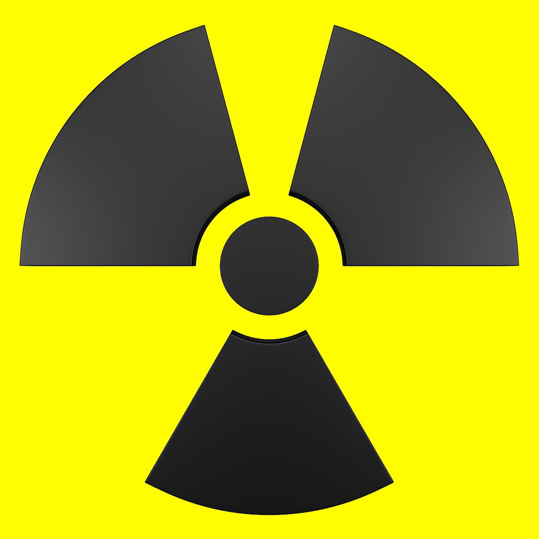 Radiation Symbol 3d Max
