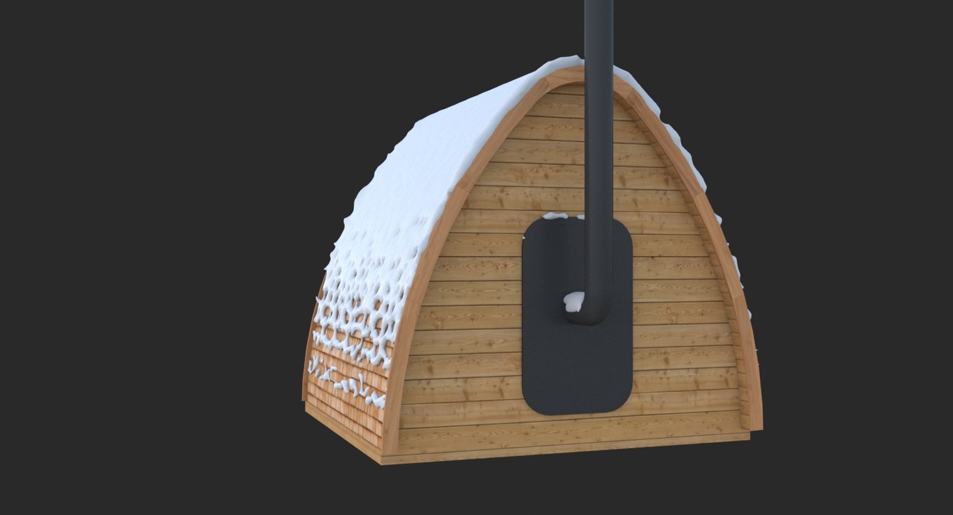 Sauna Pod 3D Model - TurboSquid 1401181