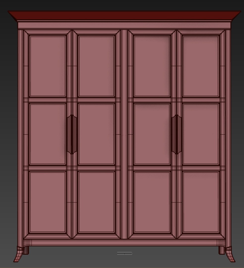 Cupboard Prestige 3D Model - TurboSquid 1475599