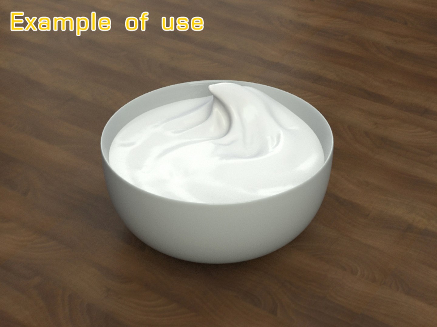 3D Cream Liquid 2 Shape - TurboSquid 1255169