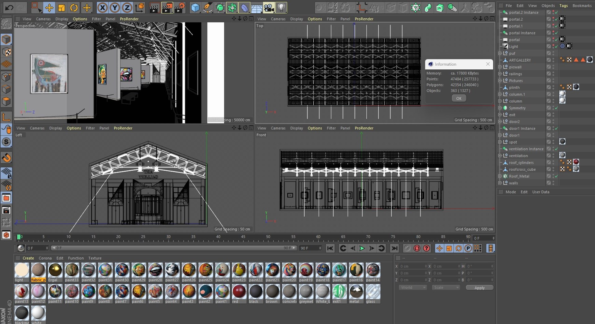 3D Art Gallery - TurboSquid 2068048