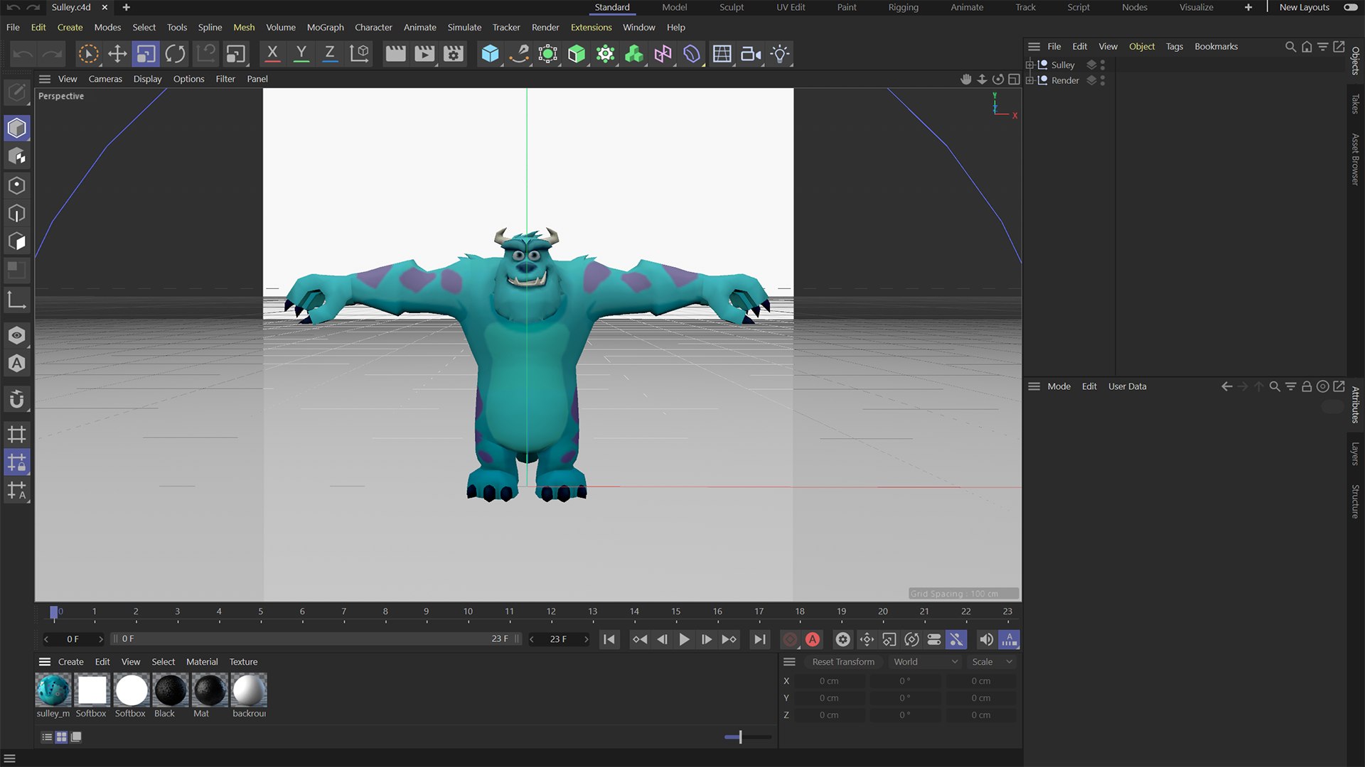 3D James Patrick Sullivan - TurboSquid 1850185
