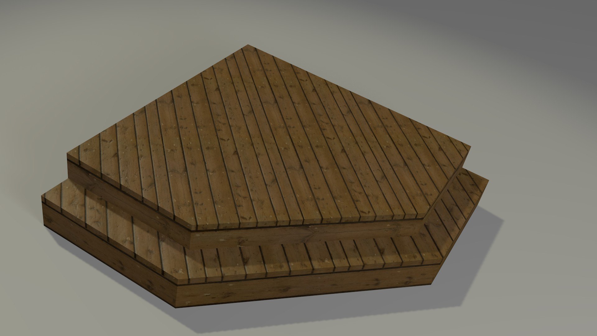 Patio Deck 3d Model