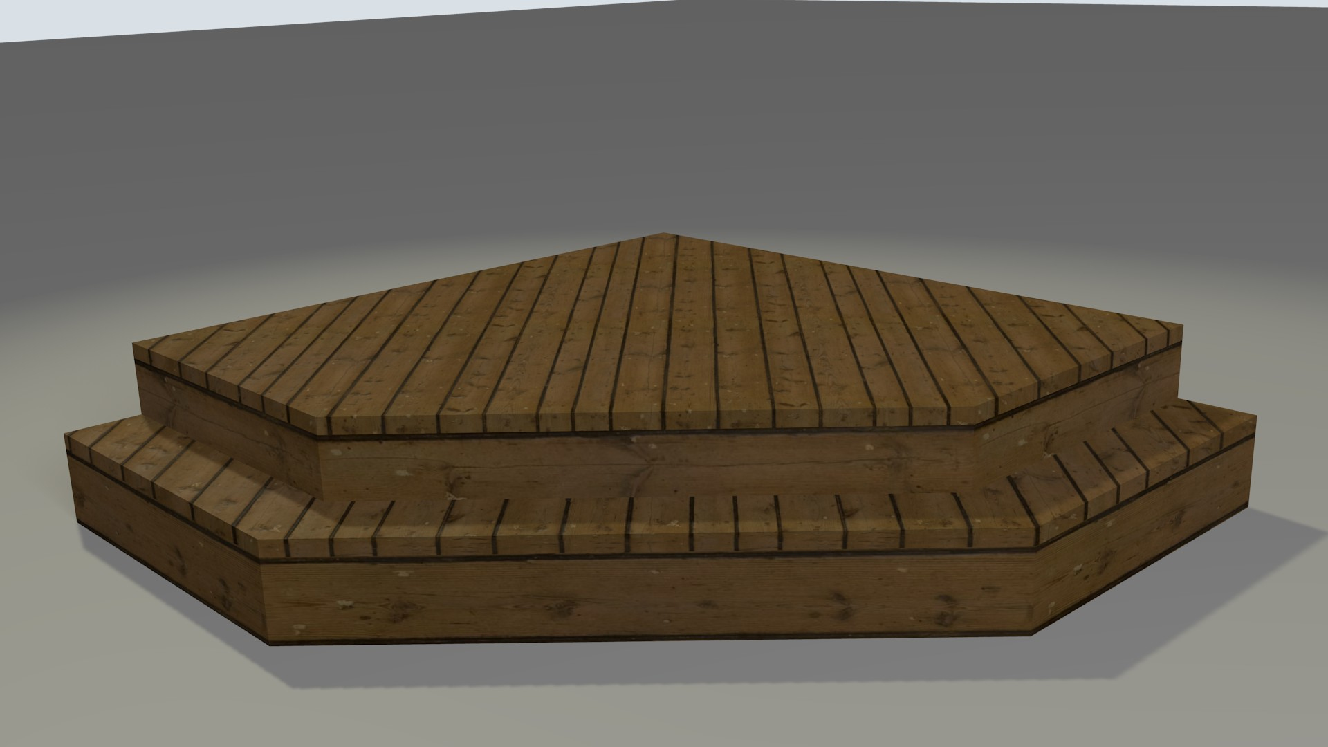 patio deck 3d model