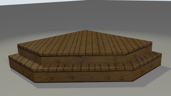 patio deck 3d model