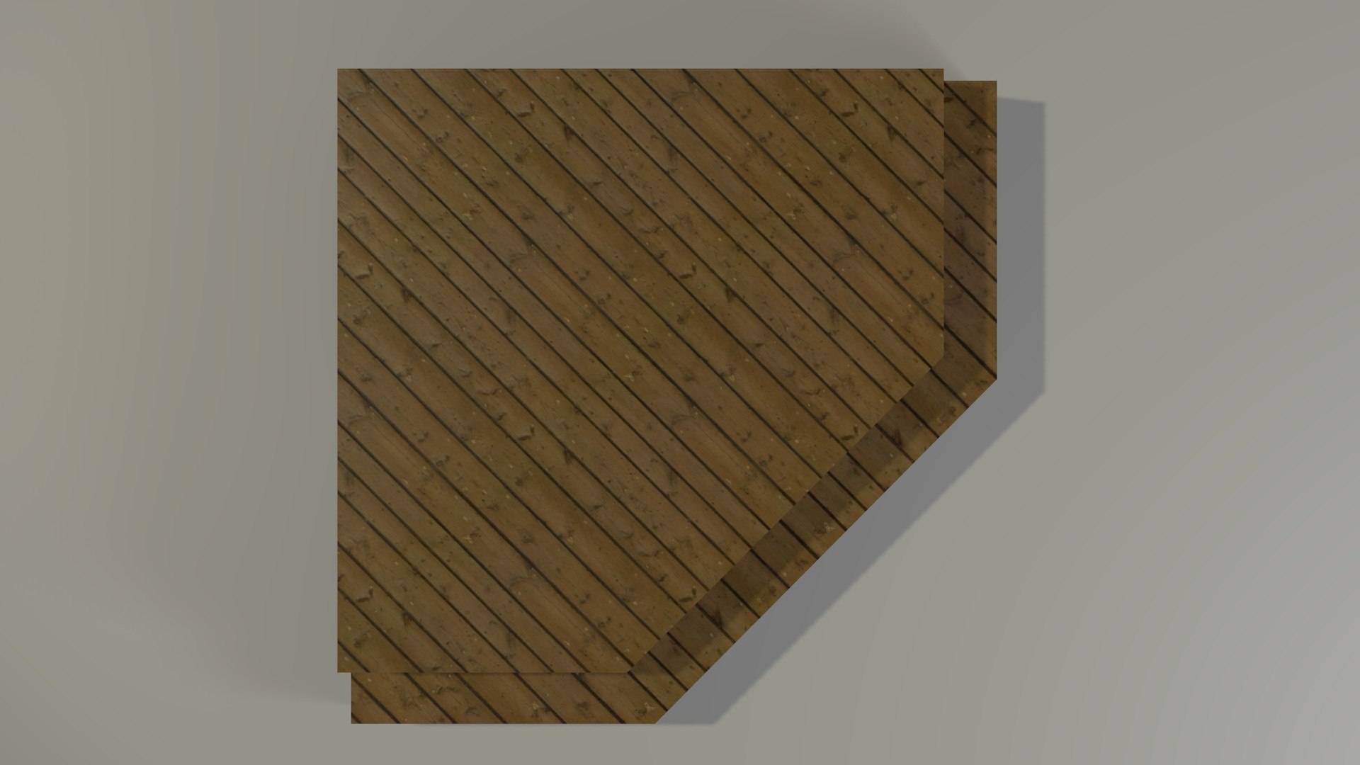 Patio Deck 3d Model