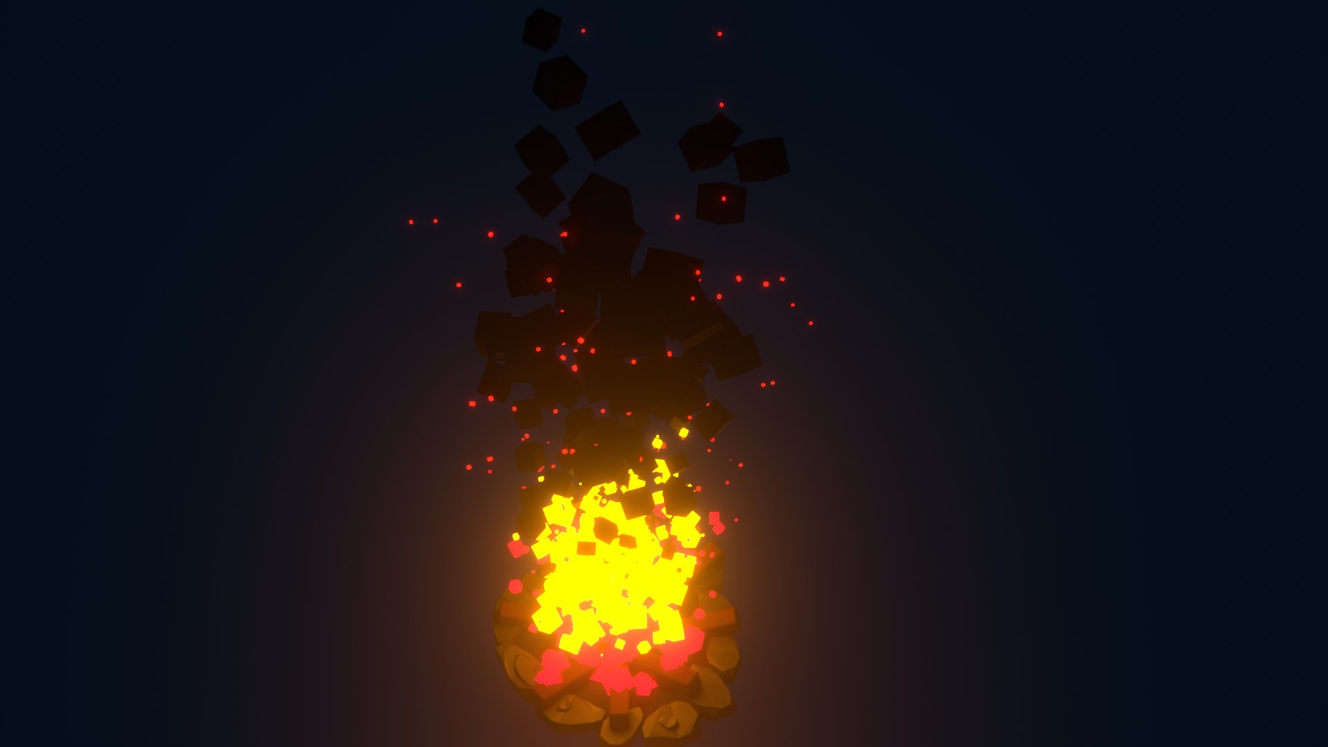 3D Stylised Campfire - TurboSquid 2328525