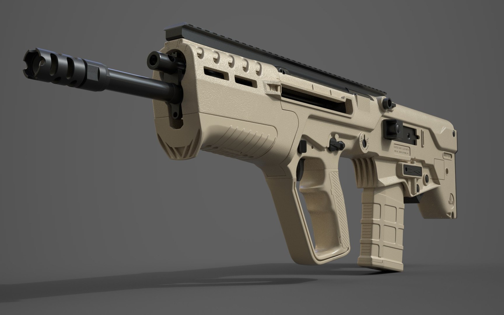3D Iwi Tavor 7 - TurboSquid 1281694