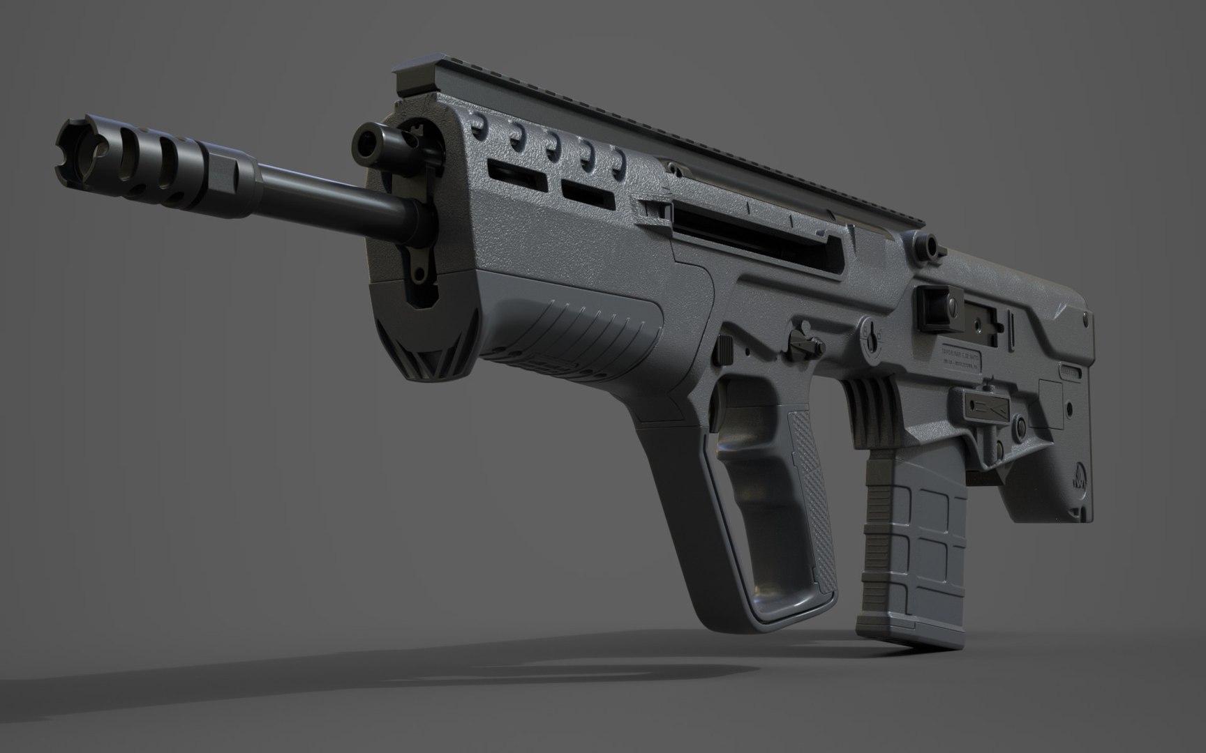 3D Iwi Tavor 7 - TurboSquid 1281694
