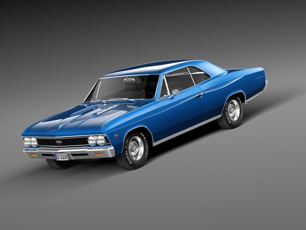 3d model 1966 chevrolet ss