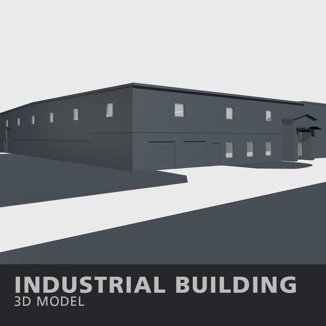 Industrial building 3D model - TurboSquid 1264994