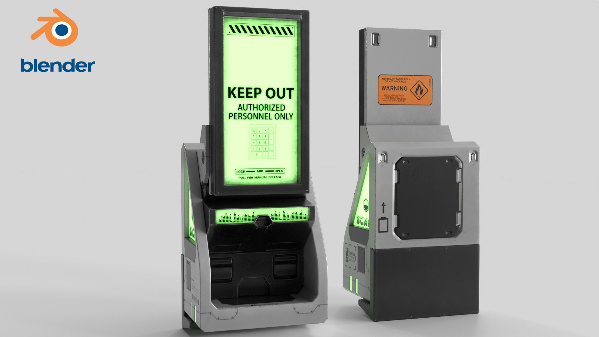 3D model Sci Fi Scanner Display v4 - TurboSquid 2110034