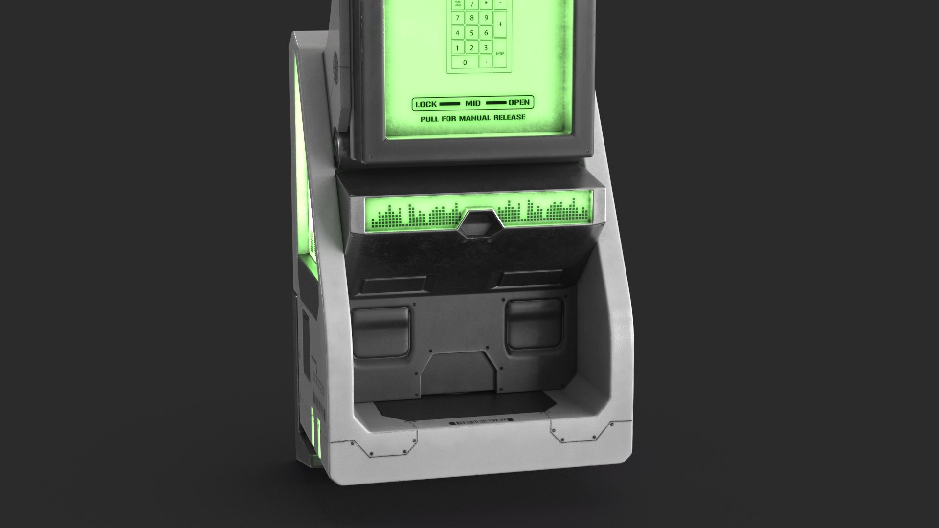 3D Model Sci Fi Scanner Display V4 - TurboSquid 2110034